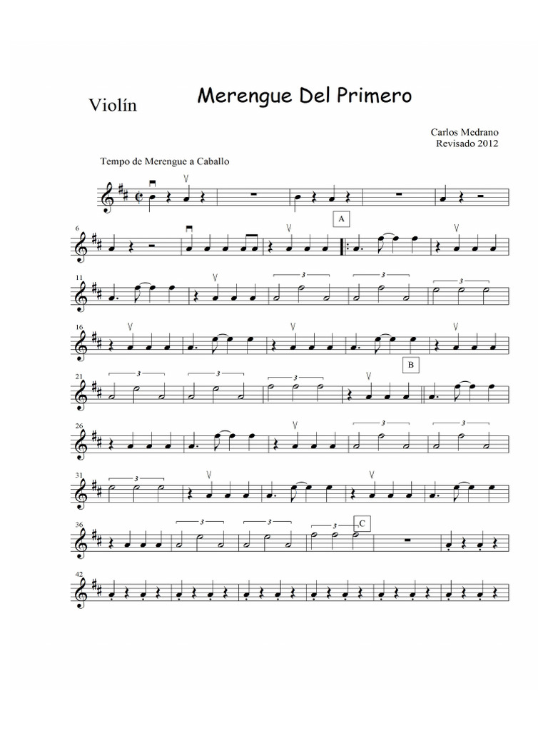 Merengue Del Primero - VLN | PDF