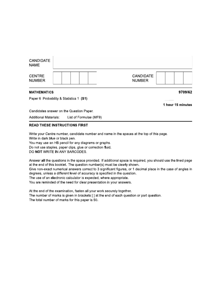 Practice Paper 6 Pdf