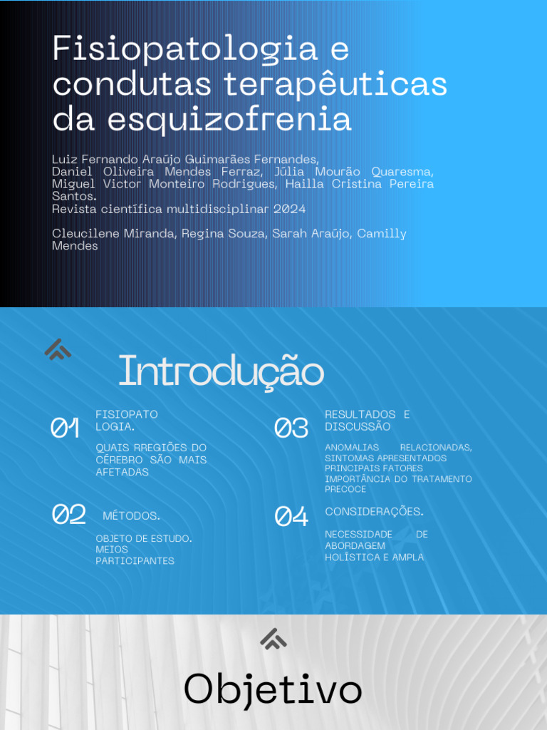 Fisiopatologia e Condutas Terapêuticas Da Esquizofrenia Uma Revisão ...