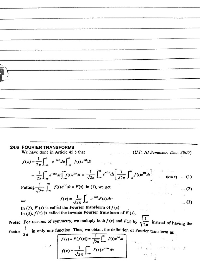 Integral Transform 2 | PDF