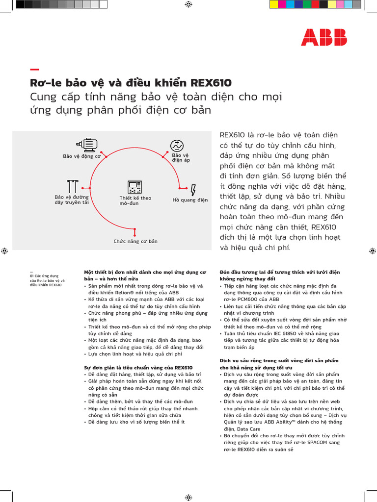 REX610 Datasheet 2NGA001149 VNB | PDF
