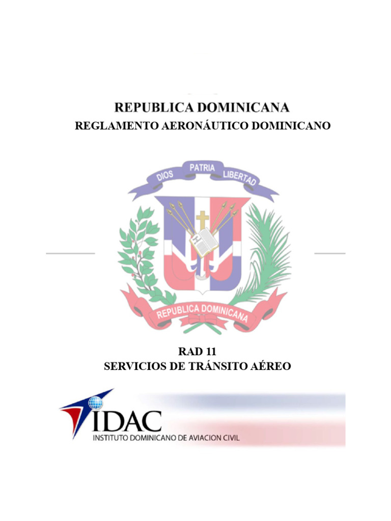 Reglamento de Tránsito Aéreo RAD 11 | PDF | Control de tráfico aéreo ...