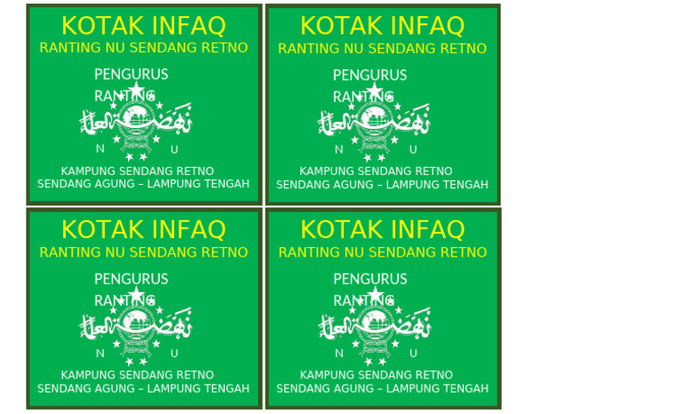 Kotak Infaq | PDF
