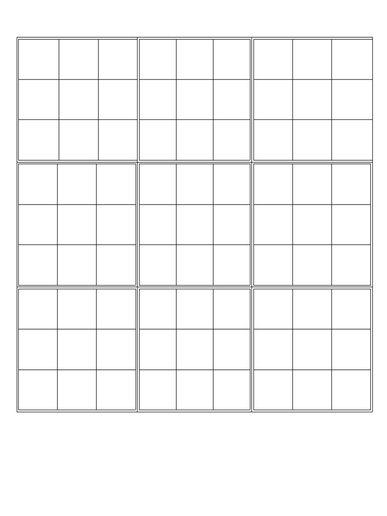 Sudoku Grid | PDF