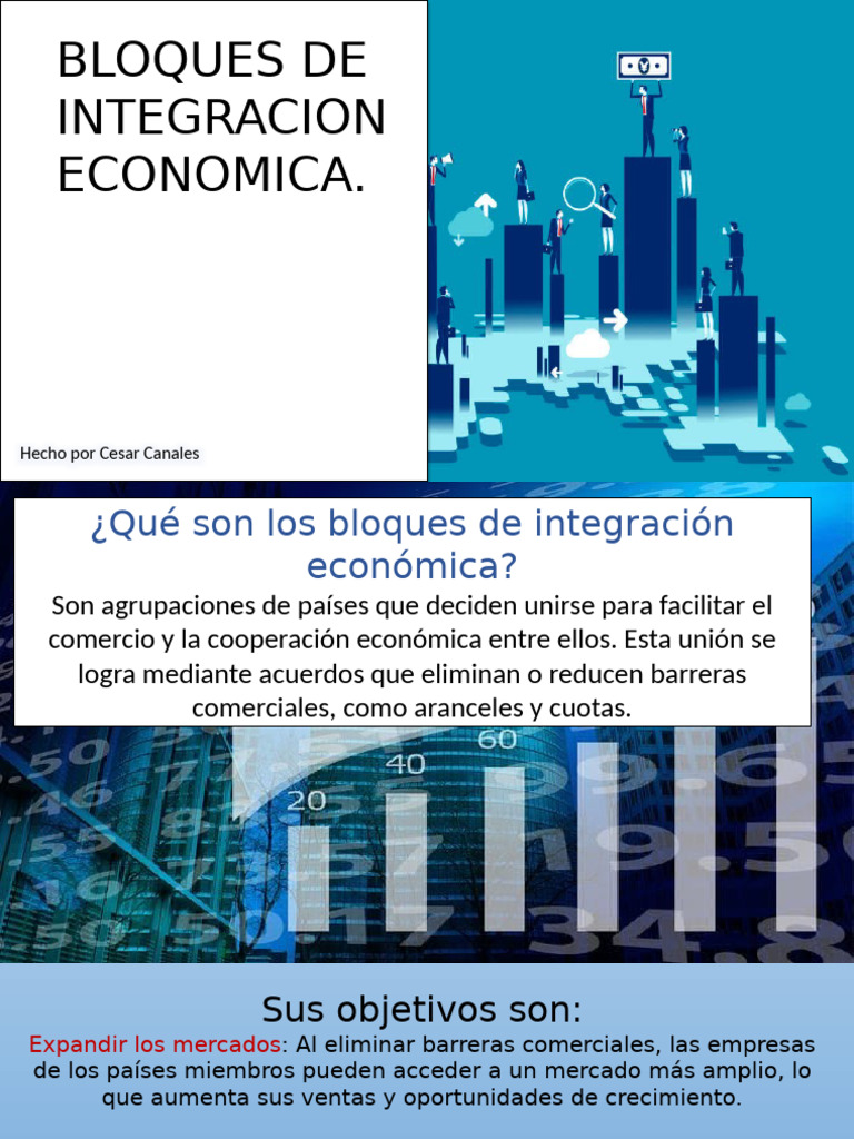Bloques de Integracion Economica.: Hecho Por Cesar Canales | PDF ...