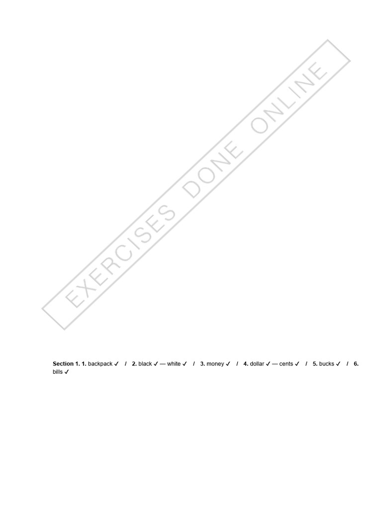 To The Top 1 - English Course - Lesson 7 - Exercises | PDF