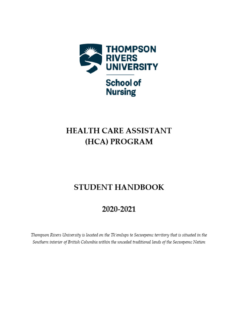 HCA Student Handbook 2020-2021 | PDF | Learning | Communication