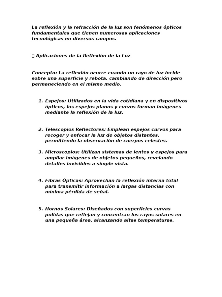 Reflexion y Refracción | PDF | Óptica | Refracción