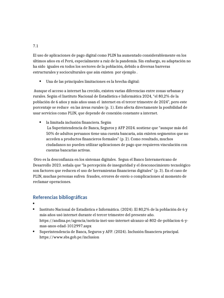 7.1 Barreras Adopcion PLIN RevisadoFinal | PDF