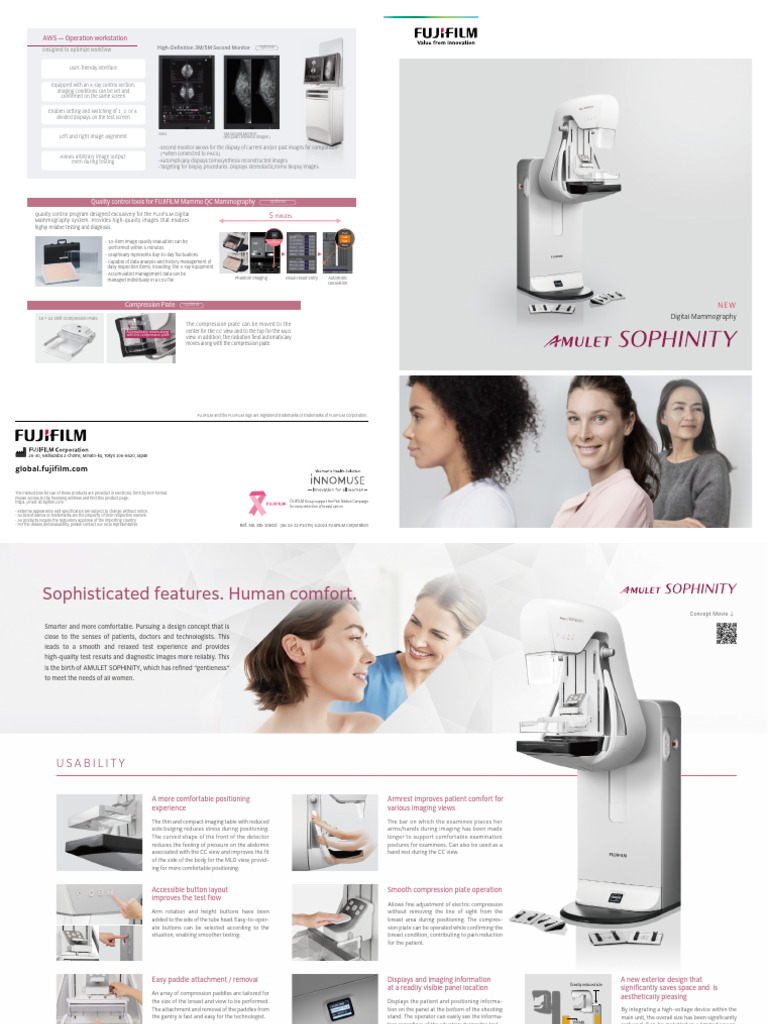 AMULET SOPHINITY Brochure - EN - 240318 1 | PDF | Mammography | Breast