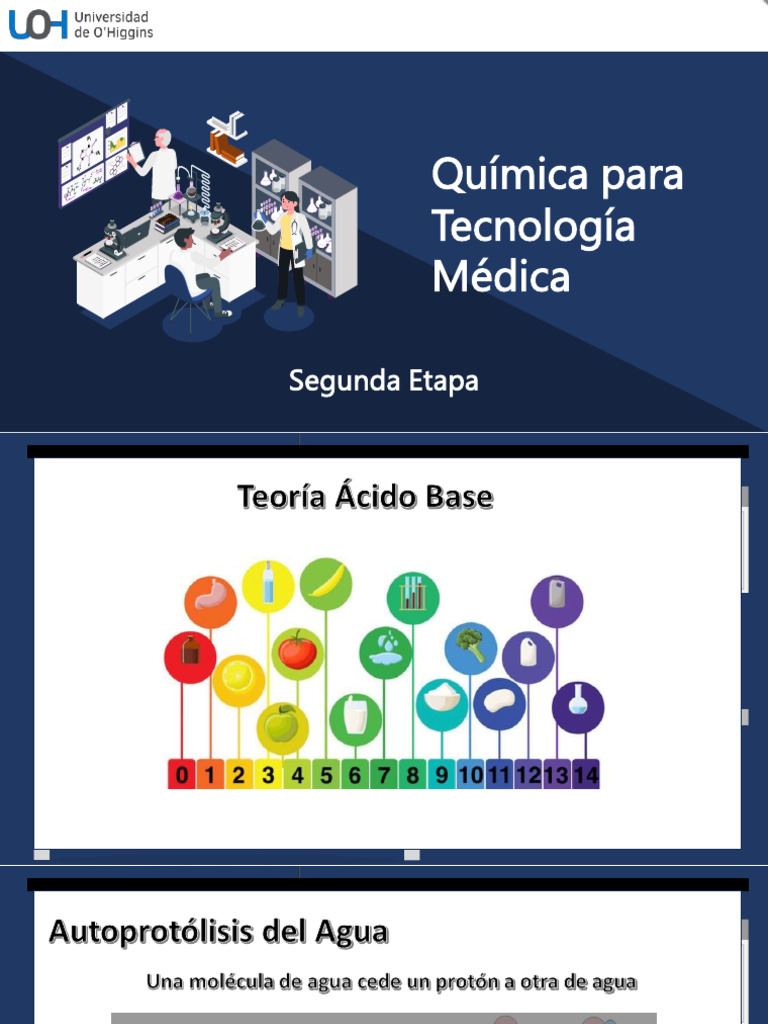 Clase 8 Equilibrio Cido Base I | PDF | Ácido | Ácido clorhídrico