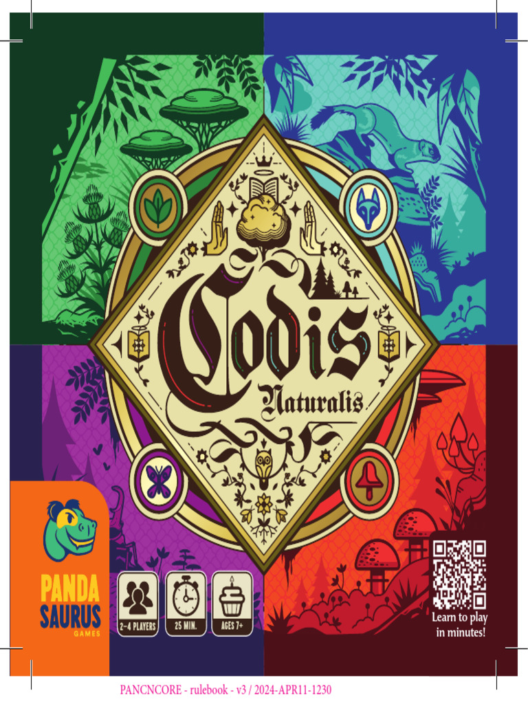 Codis Naturalis Rulebook EN | PDF | Board Games | Playing Cards