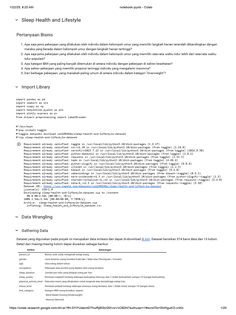 Notebook - Ipynb - Colab - Megyhu | PDF | Body Mass Index | Human Size