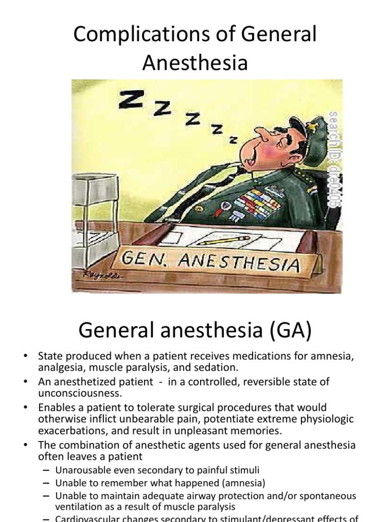 Anesthesia Complications | PDF | Anesthesia | Hypoxia (Medical)