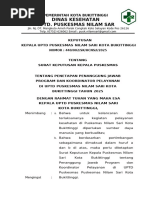 SK Jenis Pelayanan Ilp 2025 | PDF