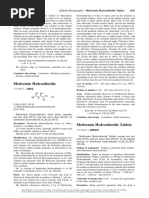 Metformin Hydrochloride Monograph | PDF | Chromatography | Buffer Solution