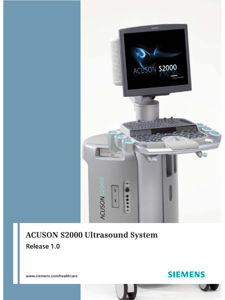 Siemens - Ultrasound - Acuson s2000 Data Sheet Release 1.0 | PDF