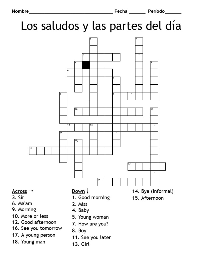 Crucigrama Los Saludos Sin Respuestas | PDF | Teoria do Xadrez | Xadrez