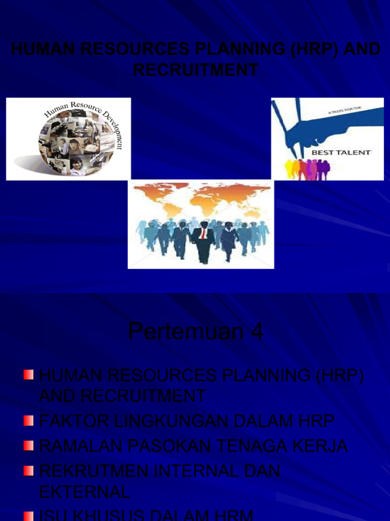 Perencanaan Sumber Daya Manusia (HRP) | PDF