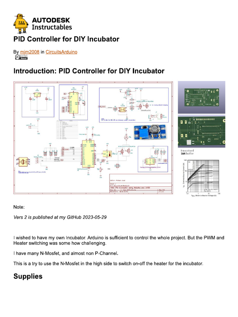 PID Controller For DIY Incubator - Instructables | PDF