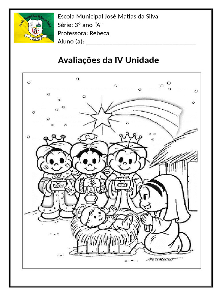 capa da prova IV unidade | PDF