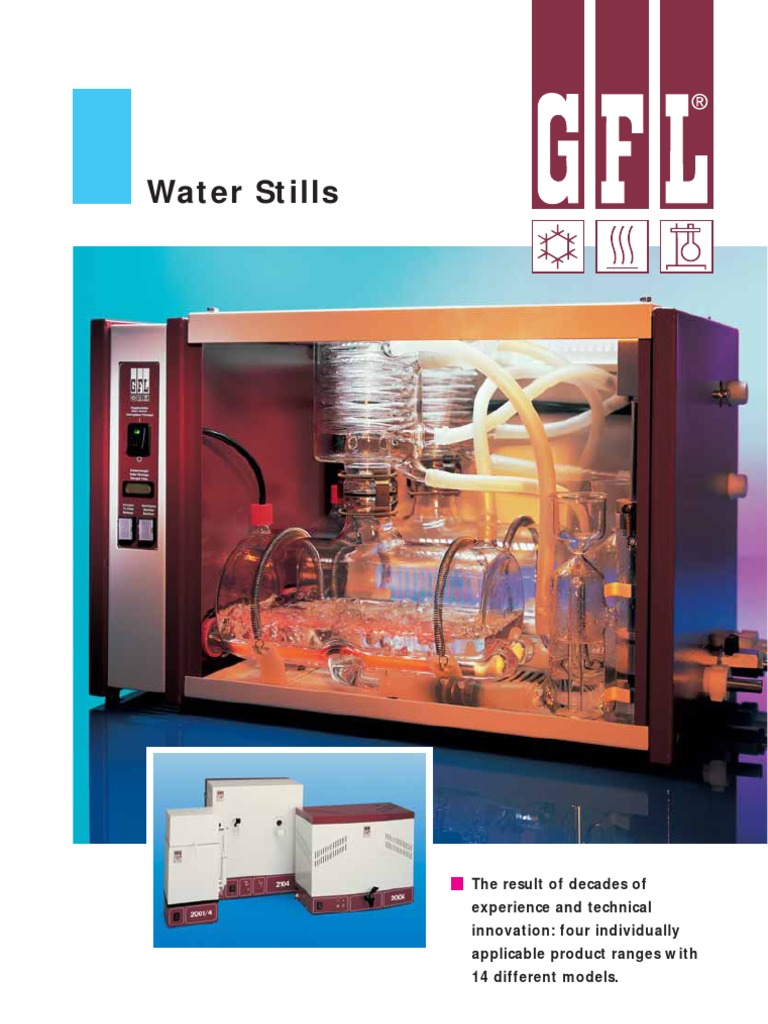 GFL Destilators | PDF | Tap (Valve) | Distillation