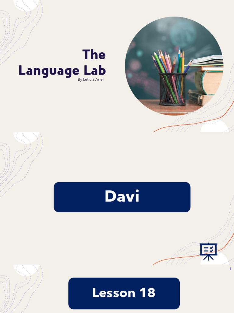 Davi - Lesson 18 | PDF