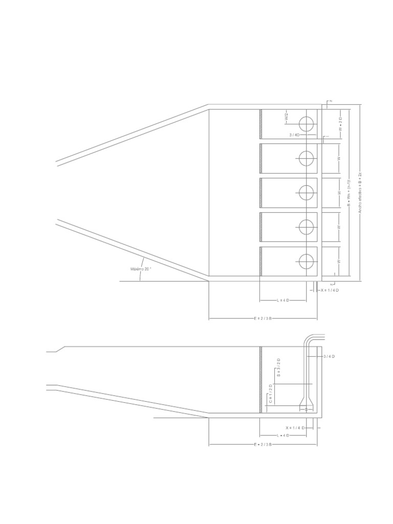 Esquema Obra de Toma II | PDF