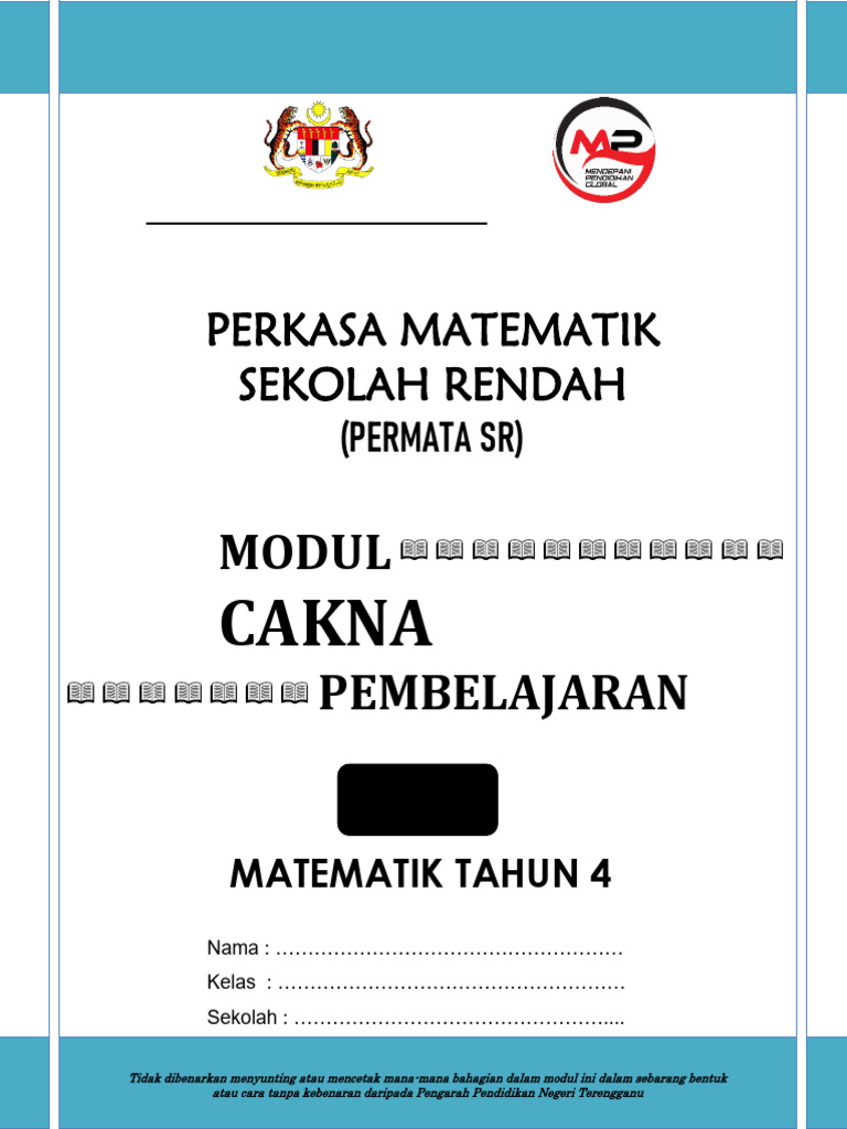 34-1. Modul Permata Mate Th 4_2021 (2) | PDF