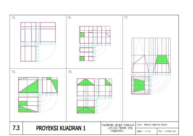 Tugas Proyeksi 7.3 | PDF