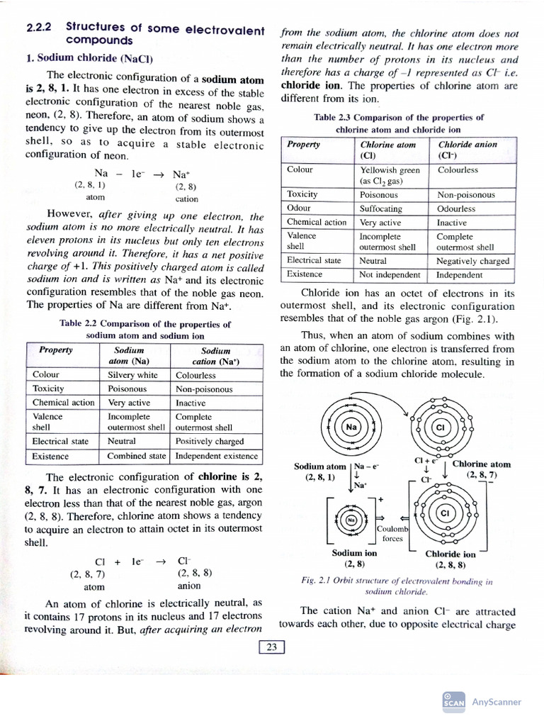 Chemical Bonding (Notes) | PDF