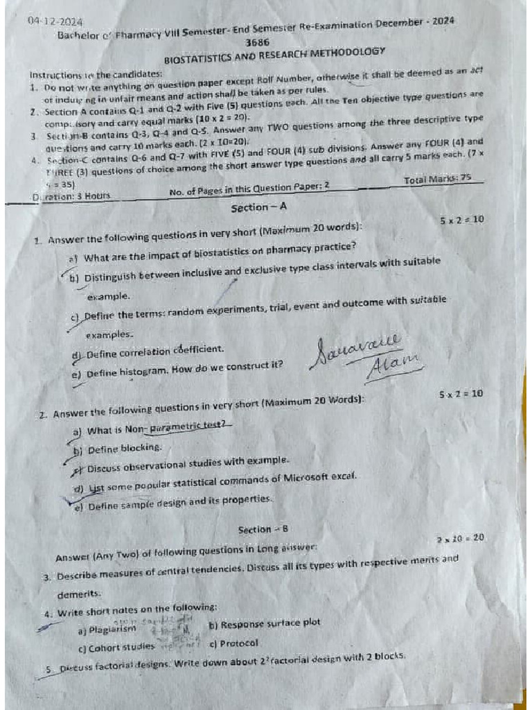 Old Paper 8th Sem | PDF