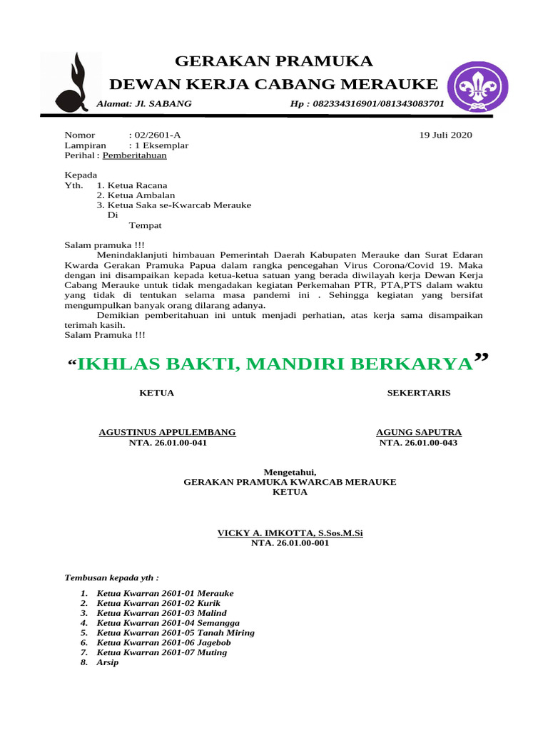 GERAKAN PRAMUKA New Surkel 02 | PDF