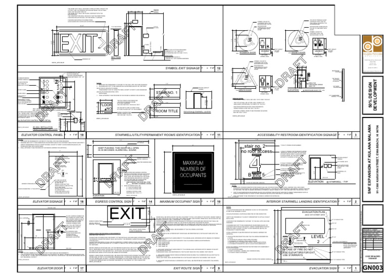 Gn003 Code Required Signage | PDF | Symbols | Safety