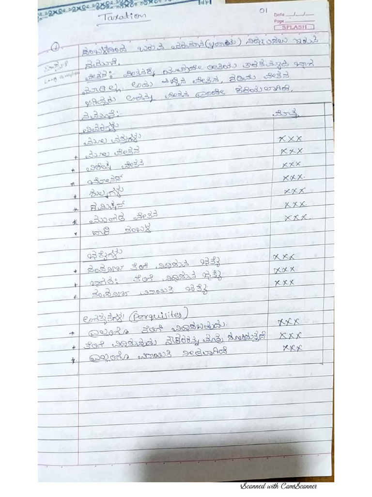 Taxation Notes | PDF