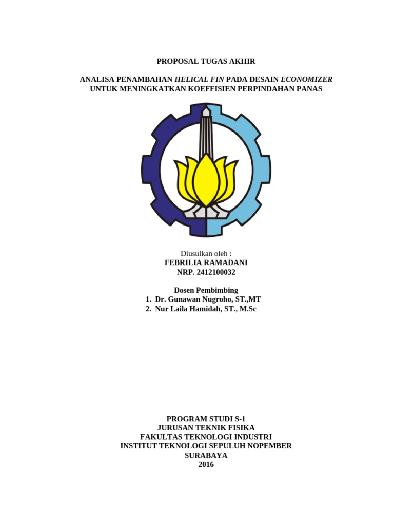 Proposal Tugas Akhir | PDF