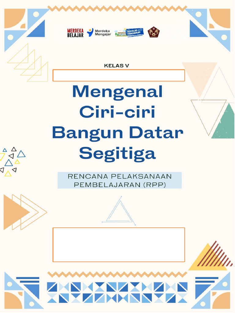 Pembelajaran Ciri-Ciri Segitiga Kelas V | PDF