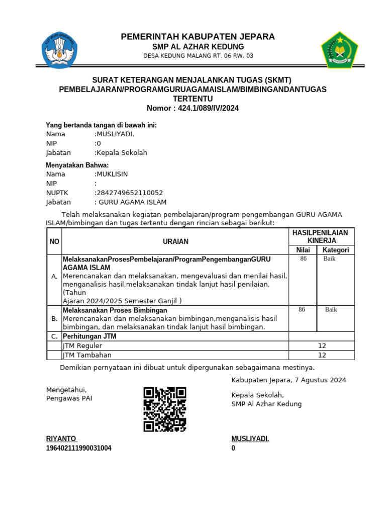 SKMT-gasal 2024 | PDF