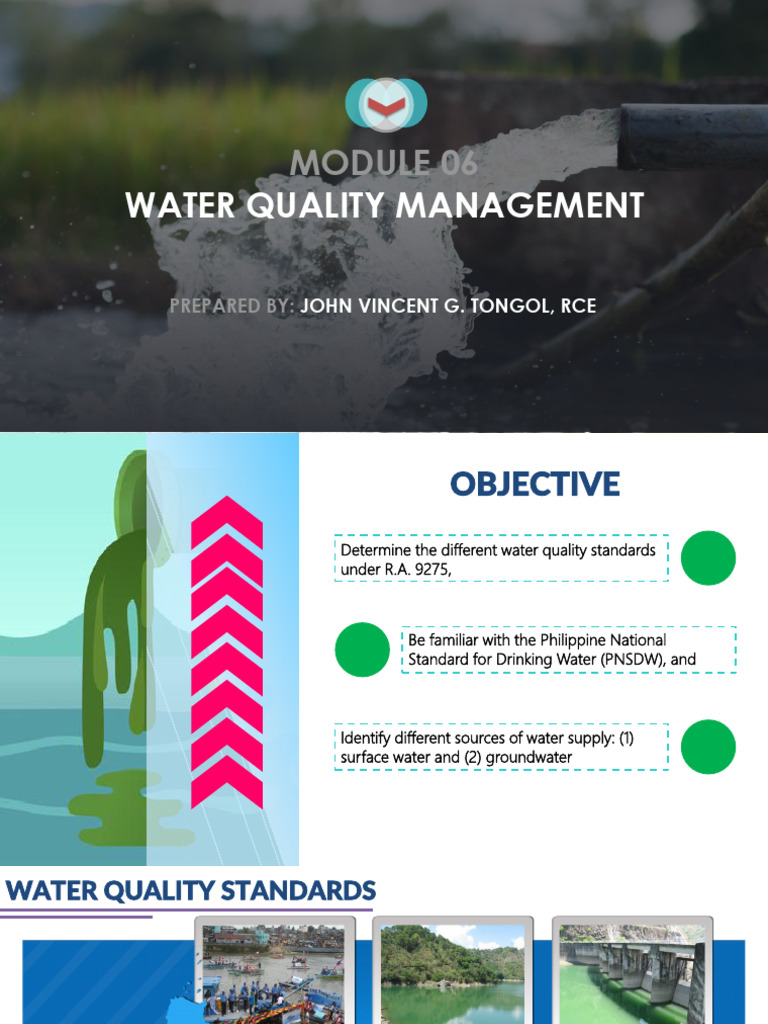 Philippine Water Quality Standards Guide | PDF | Water | Water Quality