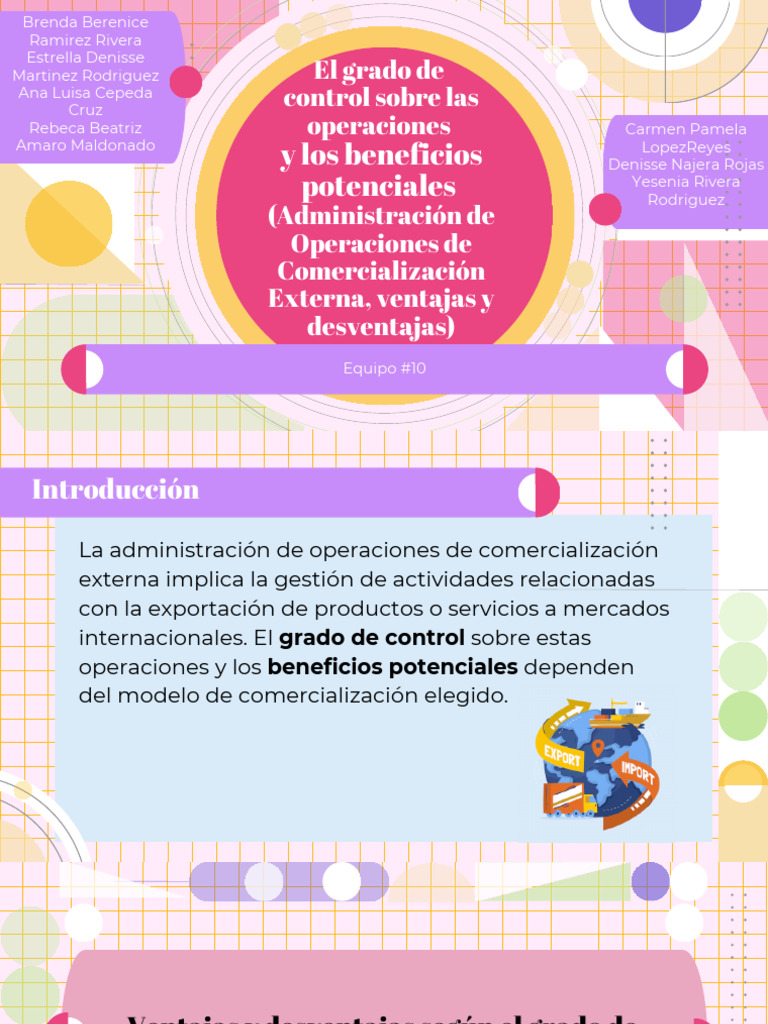 Control en Operaciones de Exportación | PDF | La inversión extranjera ...