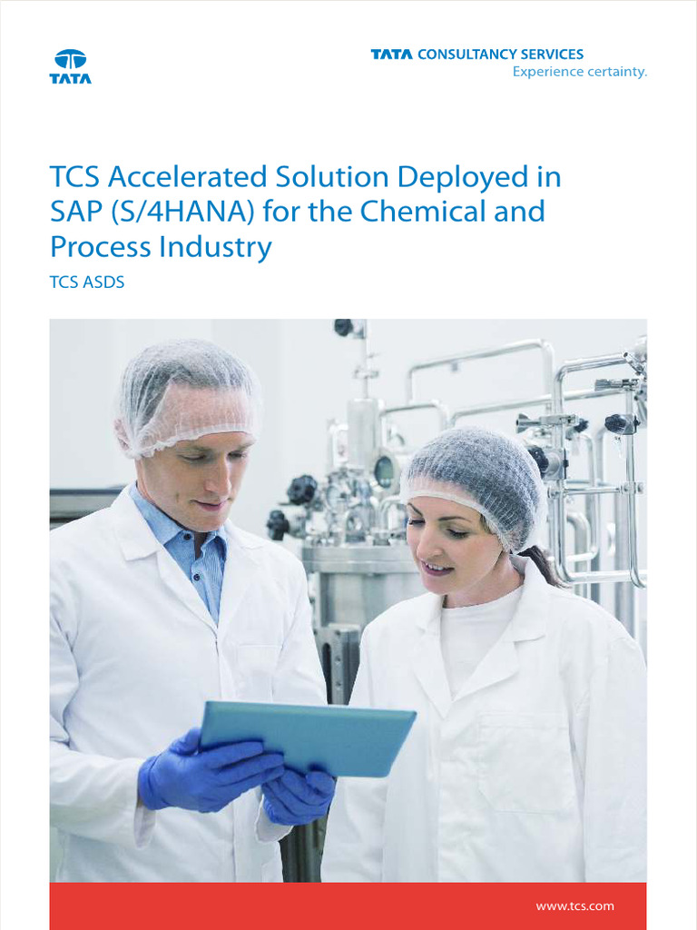 TCS Accelerated Solution Deployed in SAP For The Chemical Industry ...