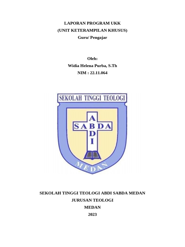 Skripsi Minor Unit Keterampilan Kerja GBKP Dan GKPS | PDF