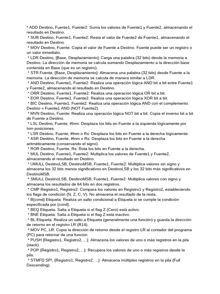 Arm | PDF | Poco | Datos de computadora