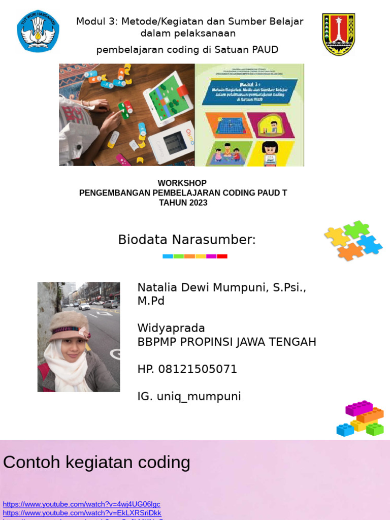 Coding modul 3 workshop semarang | PDF