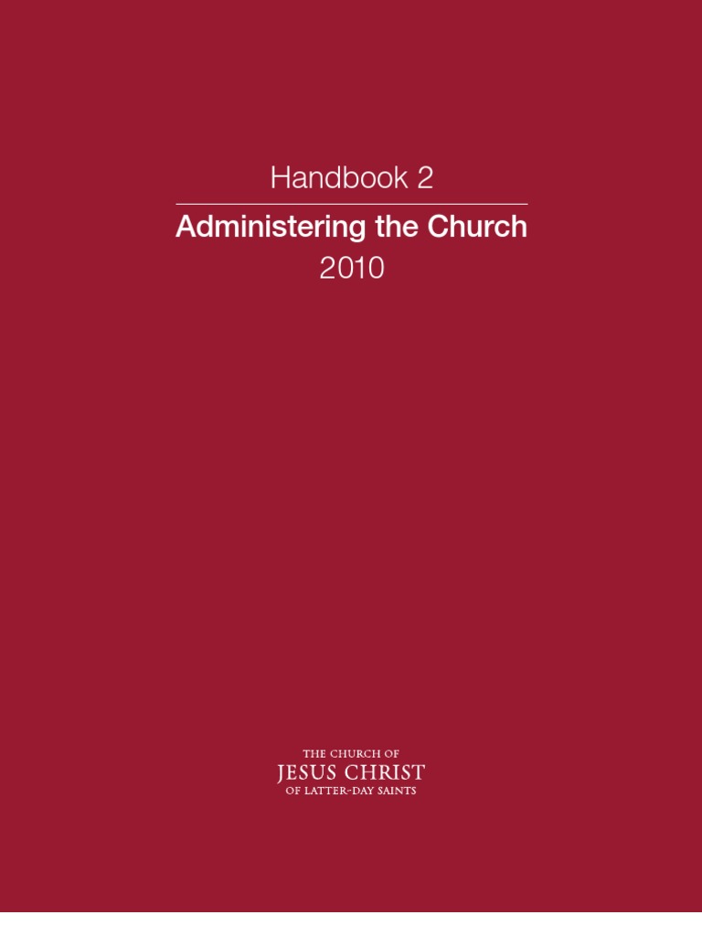 LDS Handbook - Book 2 - 08702 - Eng | PDF | Plan Of Salvation (Latter ...