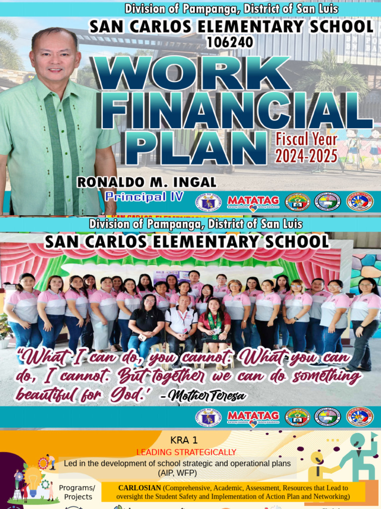 SCES Work Financial Plan | PDF | Governance