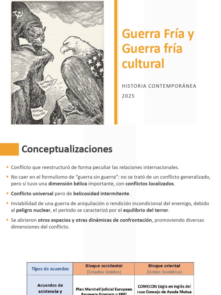 Guerra Fría y Guerra Fría Cultural | PDF | Guerra Fría | Unión Soviética