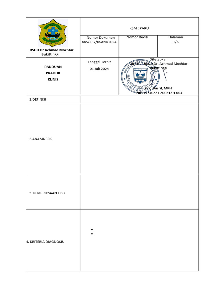 Panduan Adenokarsinoma Paru ICD 10 | PDF
