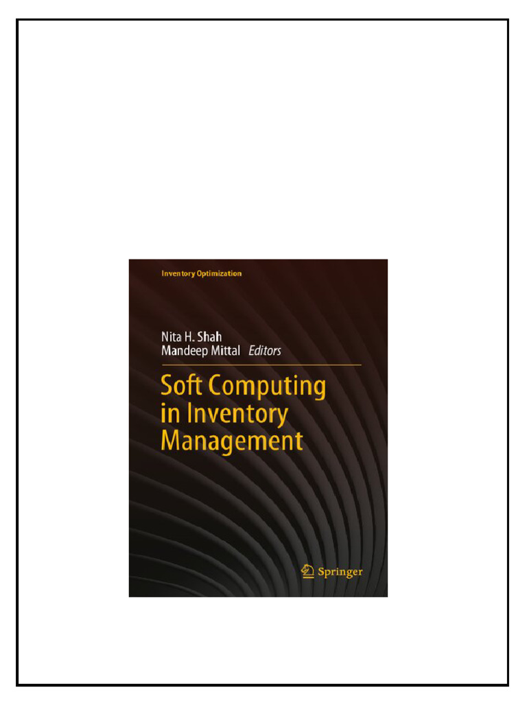 Soft Computing In Inventory Management Inventory Optimization 1st Ed ...