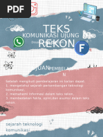 Bhs Indonesia Teks Rekon PPT (Bab 3) | PDF